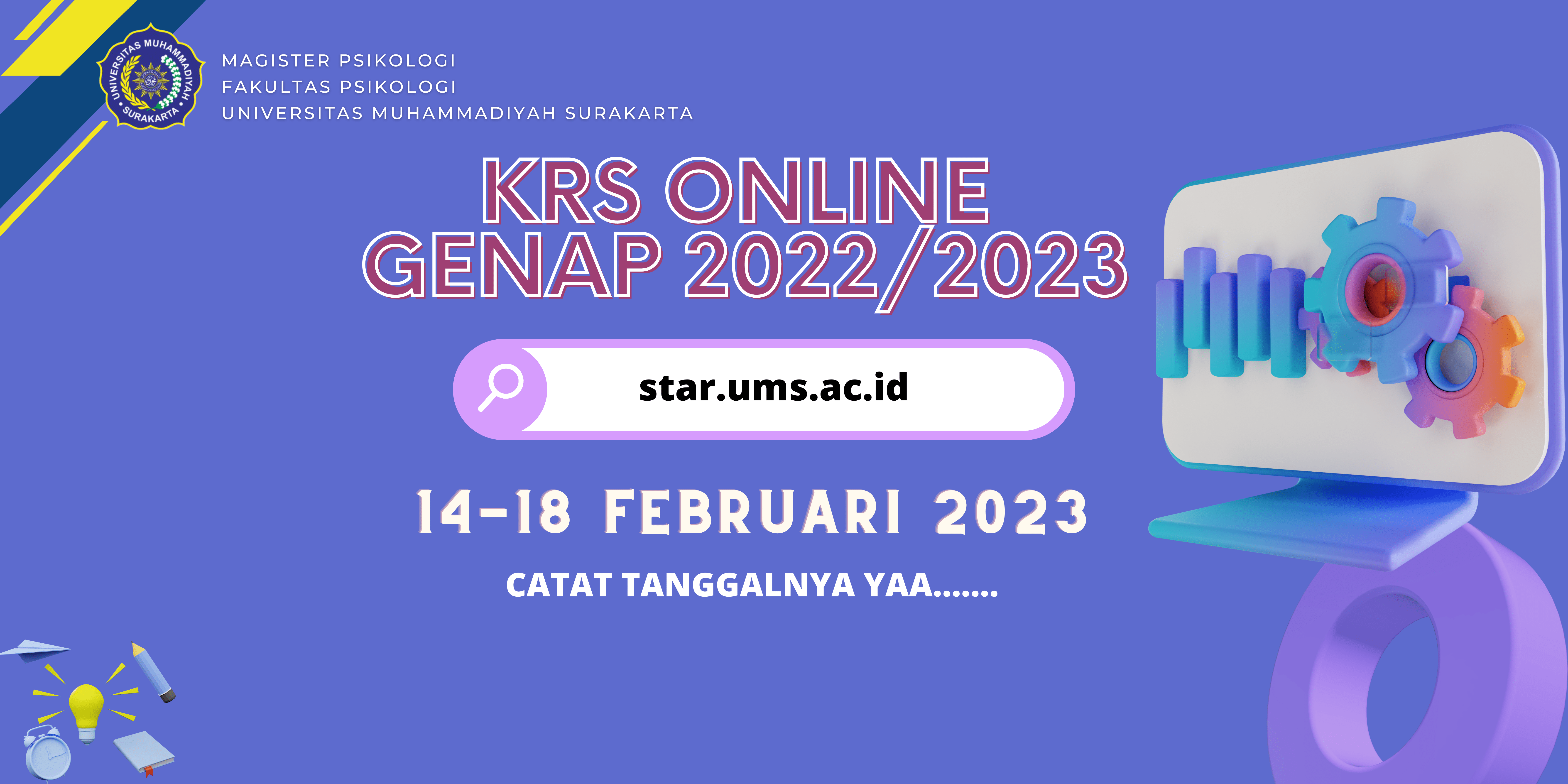 KRS ONLINE GENAP 2022/2023 – Magister Psikologi